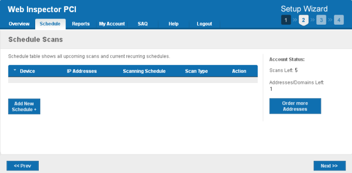 Running Your PCI Scan, PCI Scanning, Malware Scanner | Comodo Web Inspector
